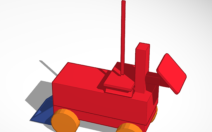 3D design Space Rover - Tinkercad