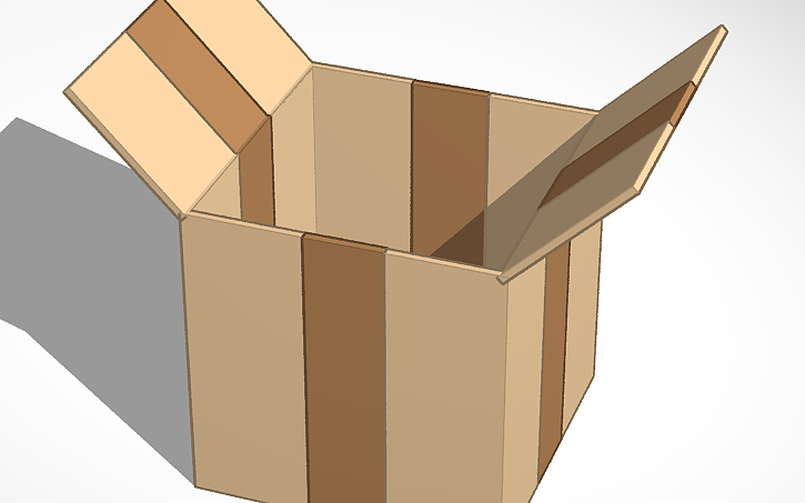 3D design Open box | Tinkercad