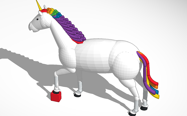 3D design Unicorn | Tinkercad