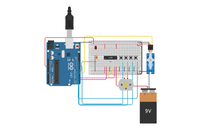 Circuit design LAB 2 - Tinkercad