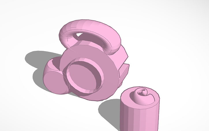 3D design voice door lock - Tinkercad