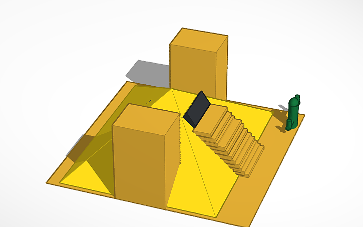 3D design The Desert Pyramid - Tinkercad