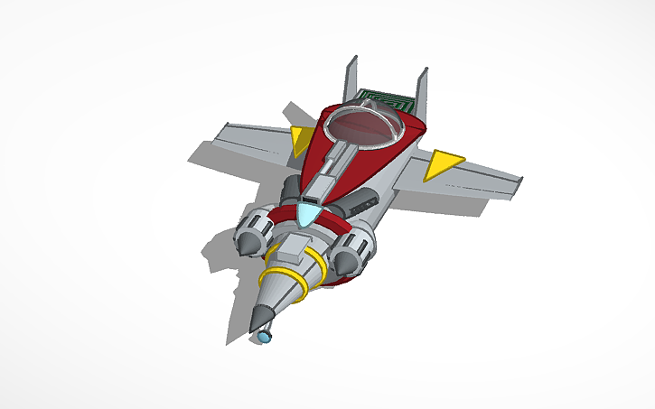 3D design Space Ship - Tinkercad