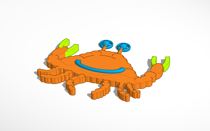 3D design Nichols Crab - Tinkercad