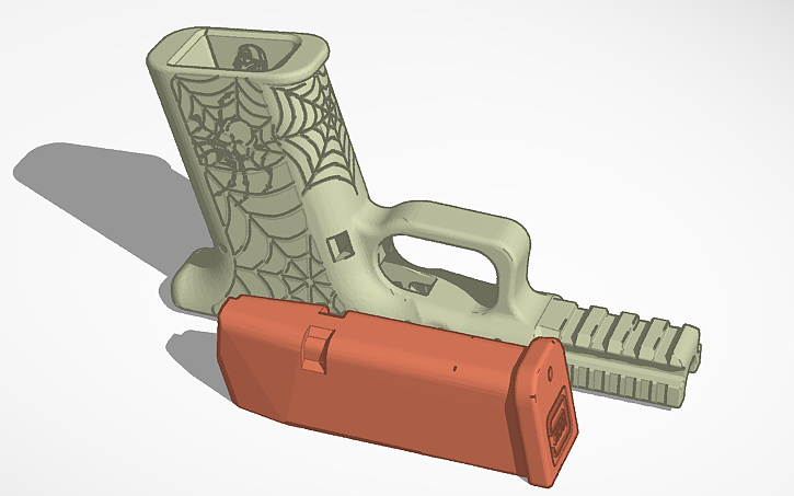 3D design glock - Tinkercad