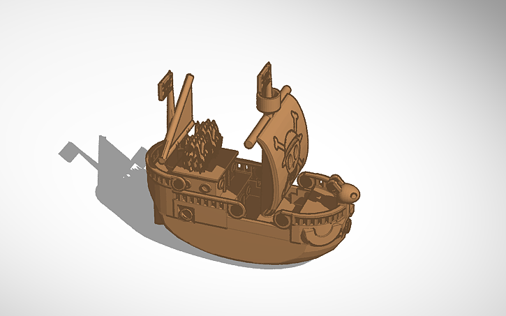 3D design ONE PIECE Sunny - Tinkercad