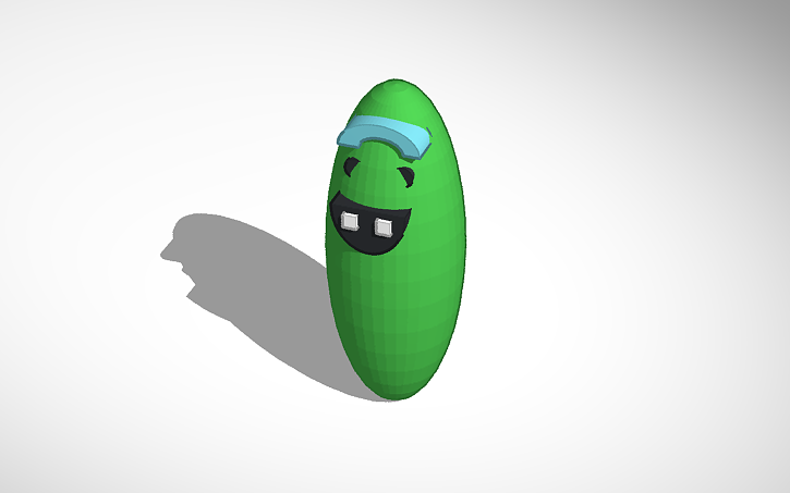 3D design pickle Rick (from Rick and Morty) - Tinkercad