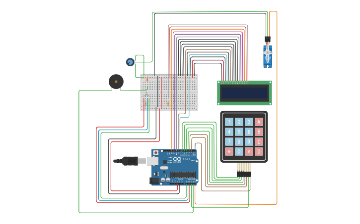 Circuit design Ascenseur - Tinkercad