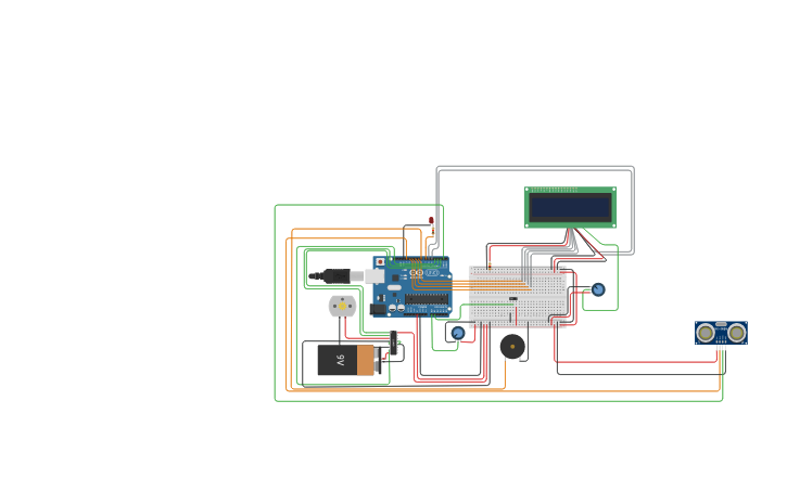 Circuit Design Abs Pulsating Braking With Obstacle Avoidance Tinkercad