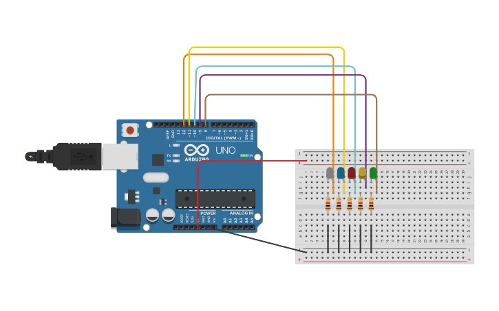 Circuit design ACTIVIDAD DE REPASO - Tinkercad