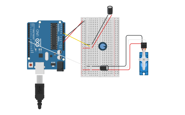 Circuit design Ejercicio nro 5-automació-libro arduino - Tinkercad