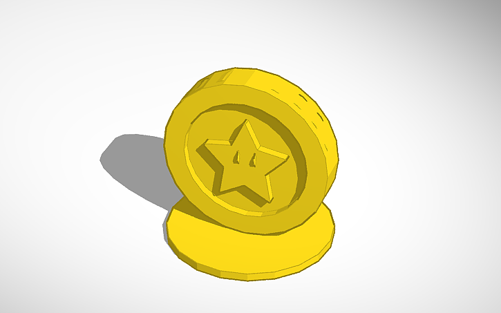 3D design Star Coin Figurine | Tinkercad