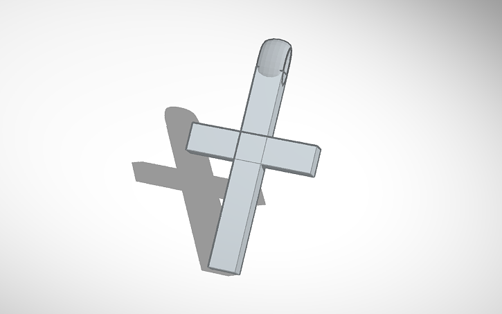 3D design cross - Tinkercad