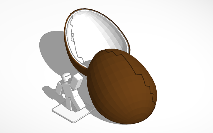 3D design #TinkerEaster Kinder surprise egg - Tinkercad