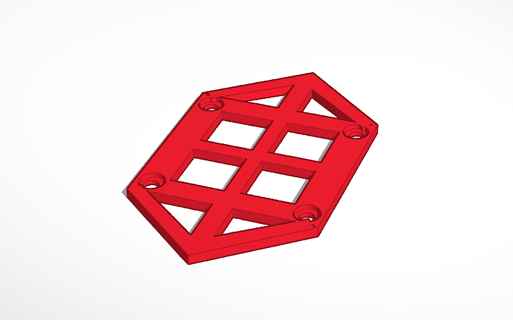 3D design Lipo TPU Pad - Tinkercad