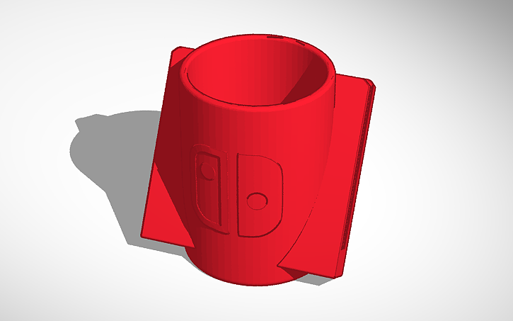 3D design Nintendo cup - Tinkercad