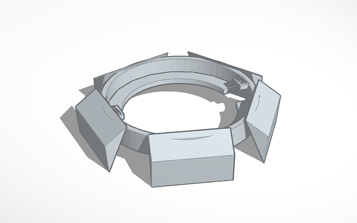 3D design beyblade burst frame ASH ( Armord Skull Hunter ) | Tinkercad