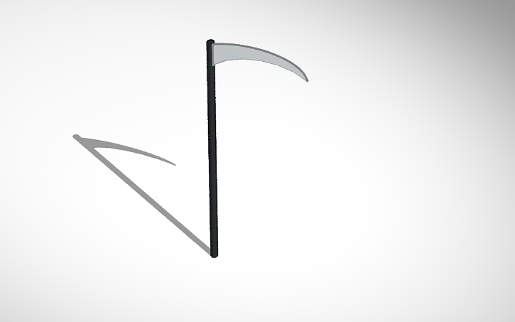 3D design Scythe - Tinkercad