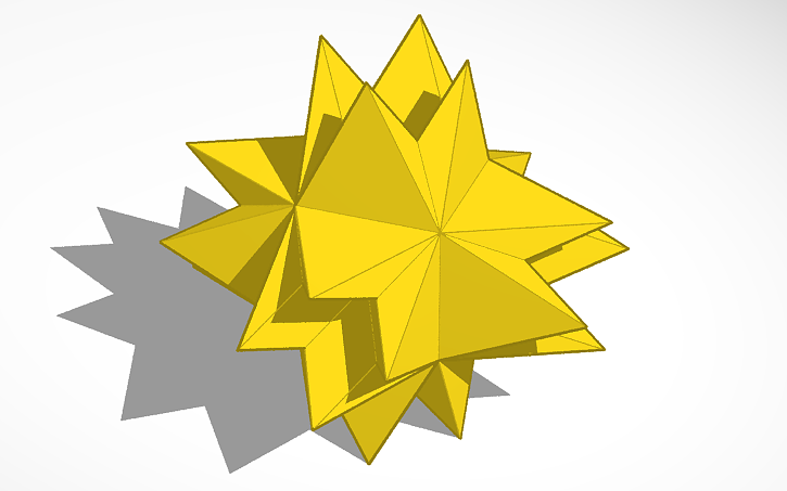 3D design star :) - Tinkercad
