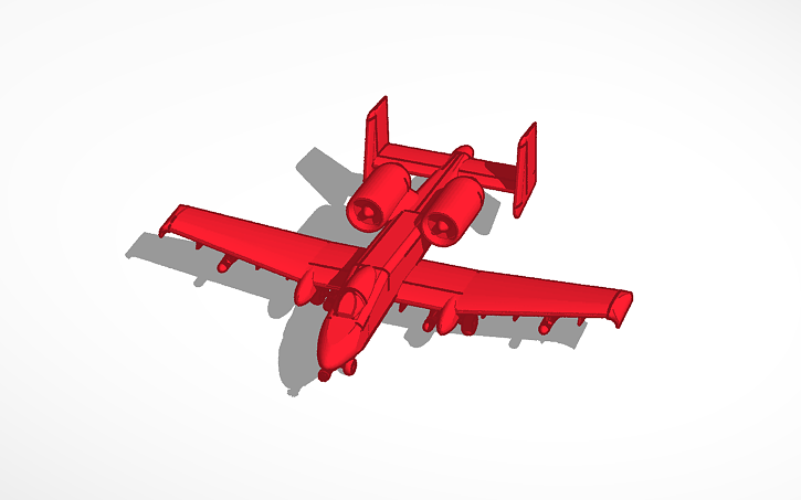 3D design Jet - Tinkercad