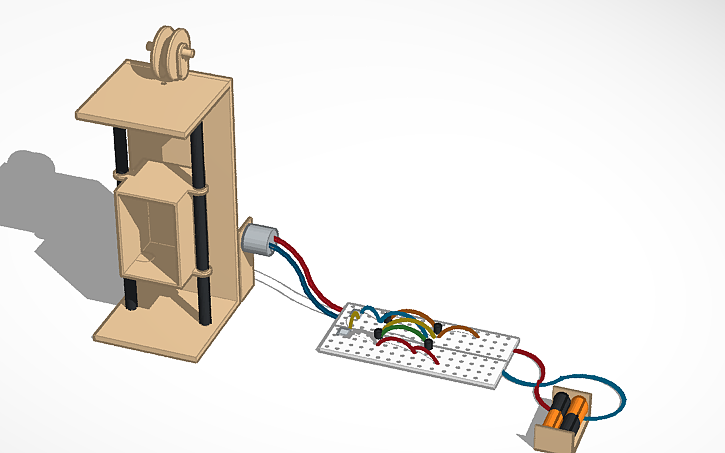 3D design Ascensor - Tinkercad