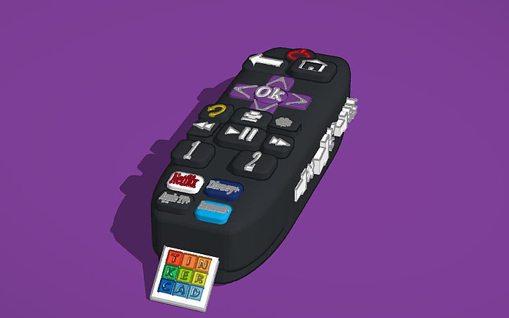 3D design Roku ultra - Tinkercad