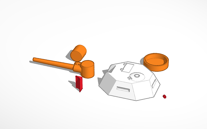 3D design heavy turret | Tinkercad