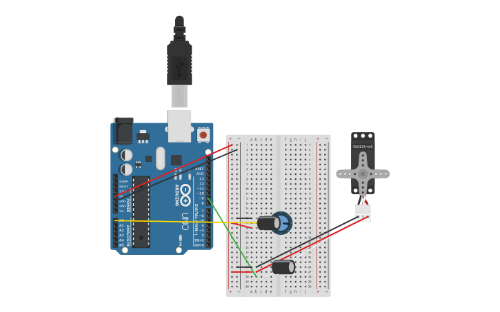 Circuit design Mood Cue - Tinkercad