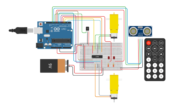 Circuit design Practice Exercise 10 - Tinkercad