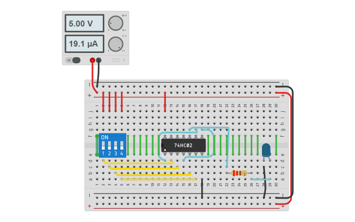Circuit design TP2 NOR VALLES - Tinkercad