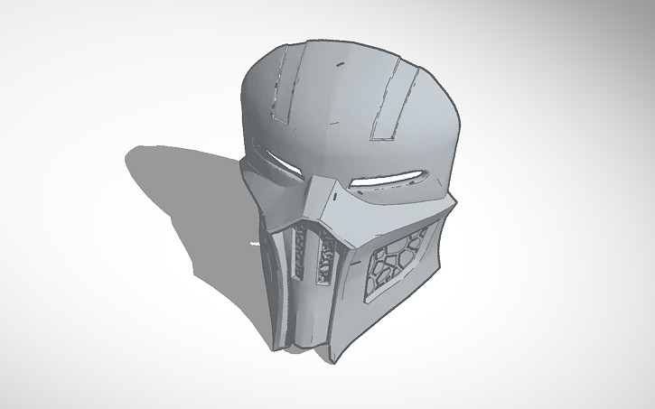 3D design Mask - Tinkercad