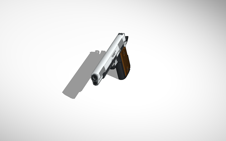 3D design pistol - Tinkercad