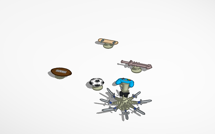 3D design Croc charms - Tinkercad