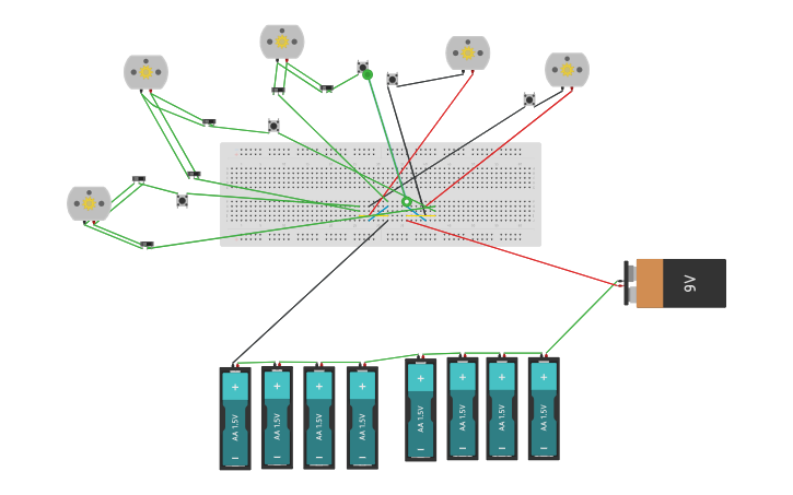 Circuit Design Robotic Arm Control Circuit Tinkercad