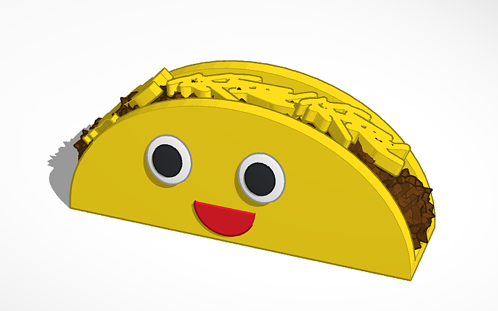 3D design Mr. Taco - Tinkercad