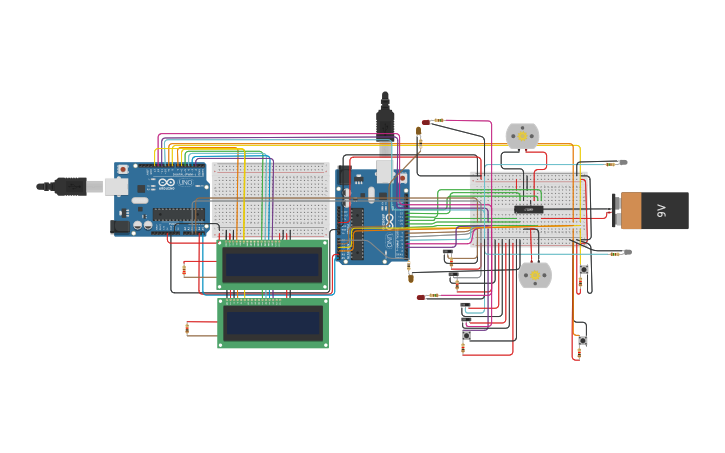 Circuit design ARDUINO ABS semi finale - Tinkercad