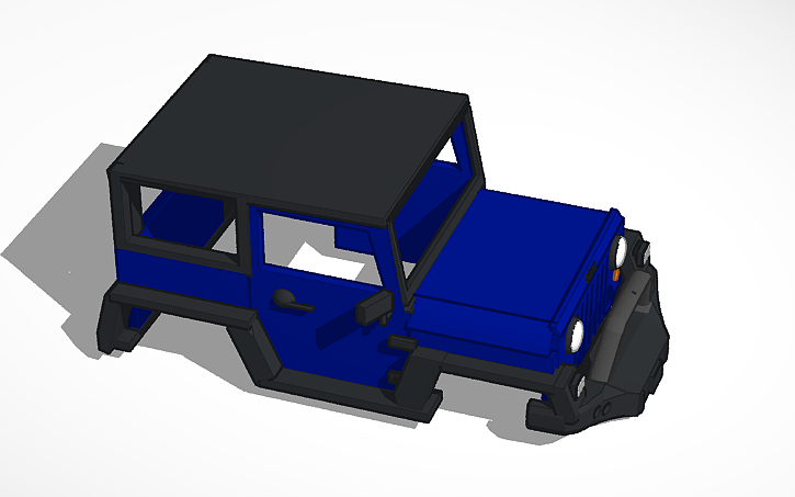 3D design jeep - Tinkercad