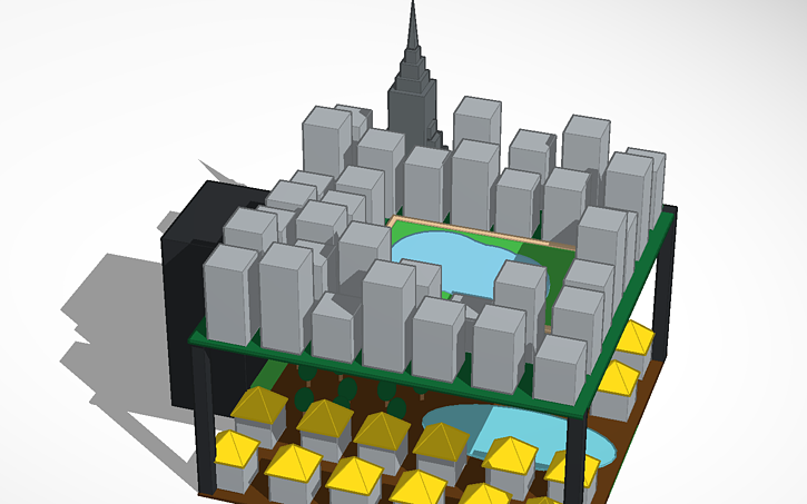 3D design CITY OF THE FUTURE | Tinkercad