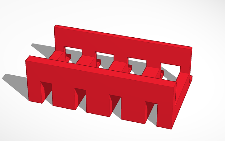 3D design desk-cable-holder | Tinkercad