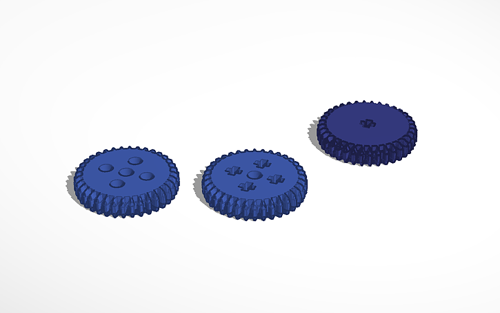 3D design Lego Technic 36 tooth gears - Tinkercad