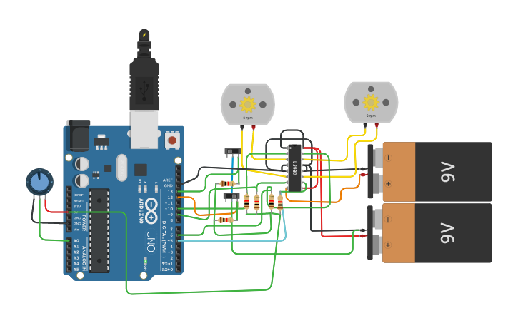 Circuit design test - Tinkercad