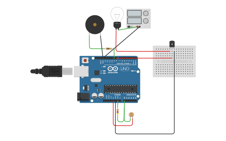 Circuit design EXAM C3 | Tinkercad