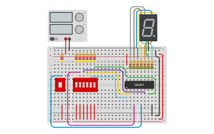 Circuit Design Display De 7 Segmentos Tinkercad Images Images Otosection