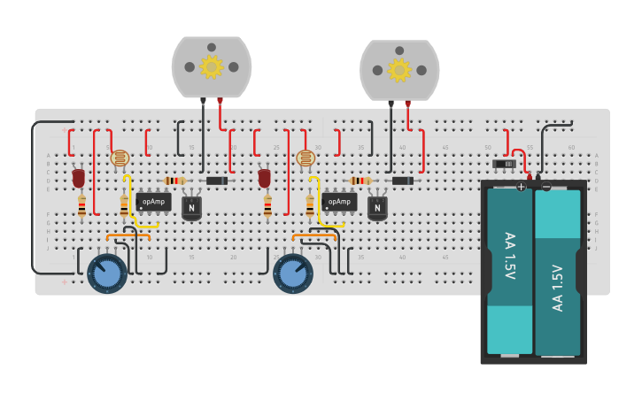 Circuit design Práctica_Examen - Tinkercad