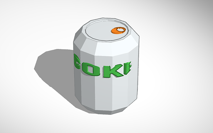 3D design can of coke | Tinkercad