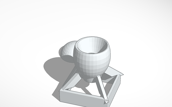3D design mini nuke cup | Tinkercad