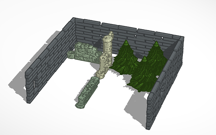 3D design Zombie Setting - Tinkercad