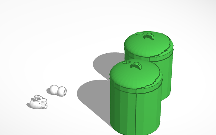 3D design Rain barrels - Tinkercad