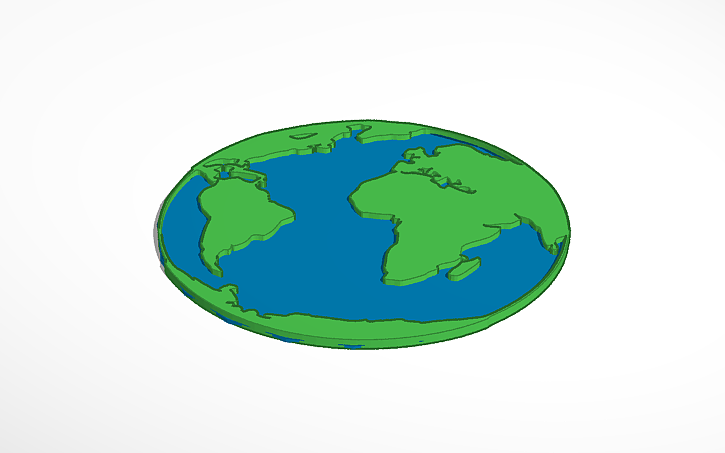 3D design Planet Earth - Tinkercad