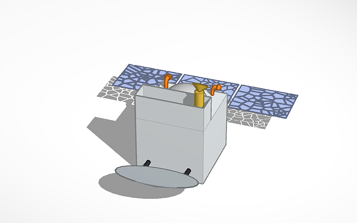 3D design Mars Orbiter Mission Spacecraft - Tinkercad